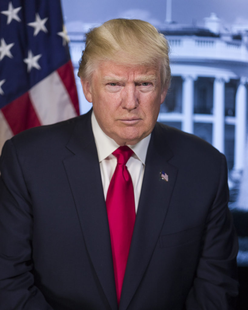 Donald Trump's Official Portraits » Pink Ink